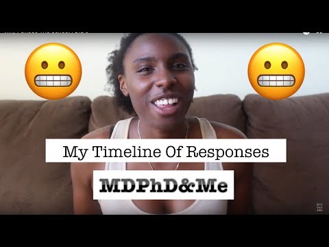 How To Choose The Right MD/PhD Program - My Timeline Of Responses