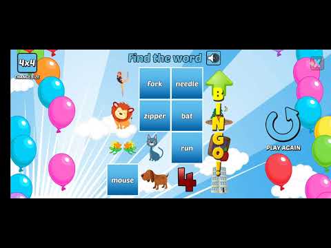 FIRST GRADE LEARNING GAMES | Bingo | GAMEPLAY Part 2