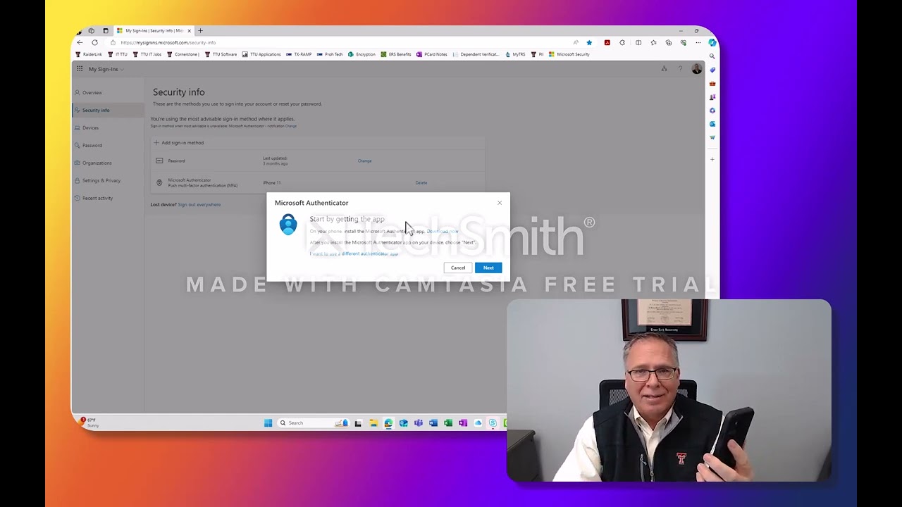 How to Set Up Microsoft Authenticator MFA