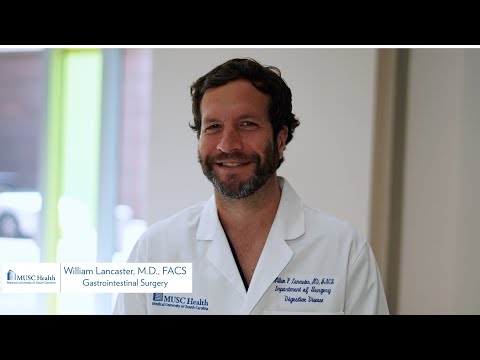 Dr. William Lancaster, Gastrointestinal Surgery - MUSC Health