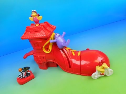 1999 RONALD McDONALD'S SHOE SET OF 4 HAPPY MEAL VINTAGE COLLECTIBLES VIDEO REVIEW (IMPORT) McShoe