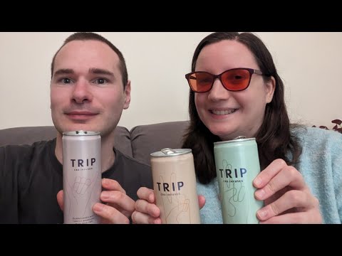 Ben & Sarah Try Trip CBD Drinks | CBD Edible Reviews