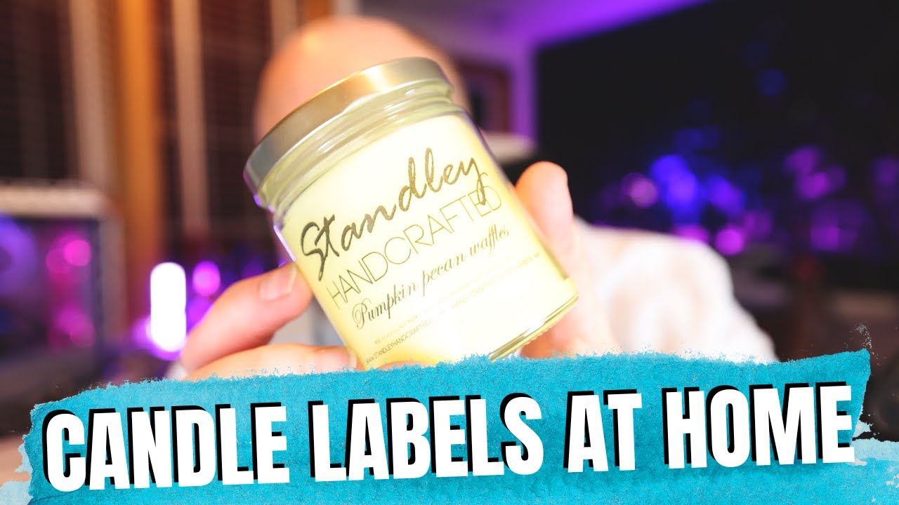 DIY make your own candle labels online and print at home