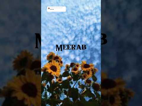 Muslim Name Meerab meaning #islamic #allah #religion #islam #ytshorts #shorts #muslimname