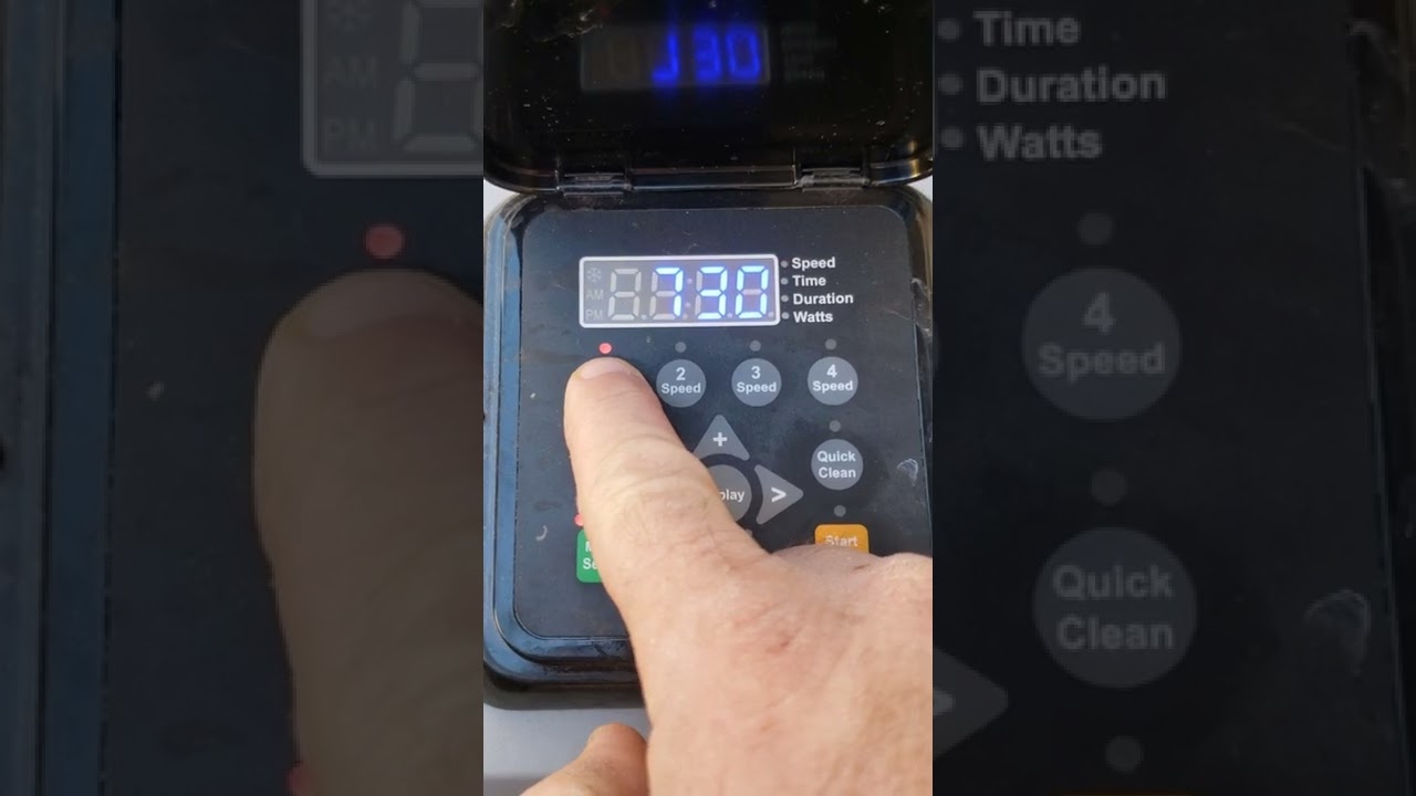 Blue Torrent pool pump scheduling and programming