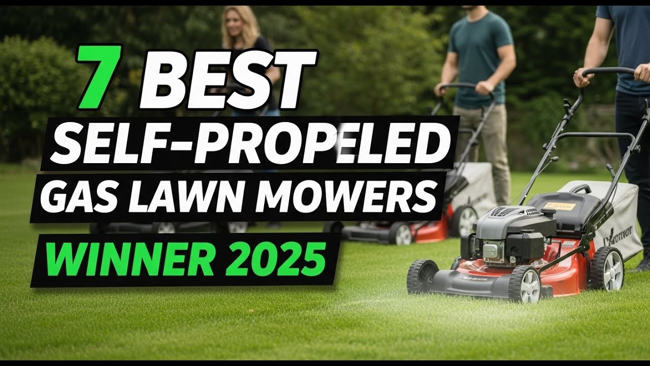 7 Best Self Propelled Gas Lawn Mowers Winner in  2025