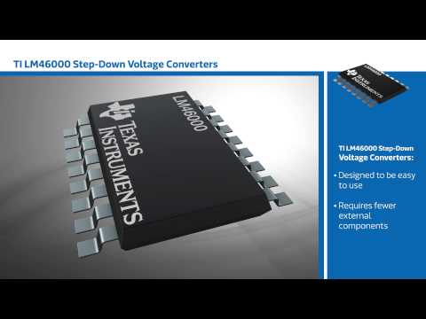 New This Week at Mouser Electronics – TI LM4600x Step-Down Converters