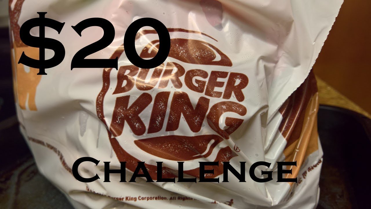 $20 Burger King Value Menu Challenge - Breakfast and Lunch!