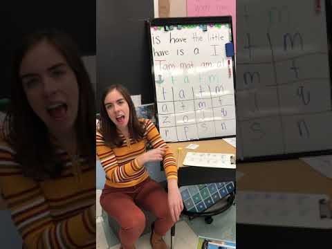 ECRI reading instruction for words “have” and “is”