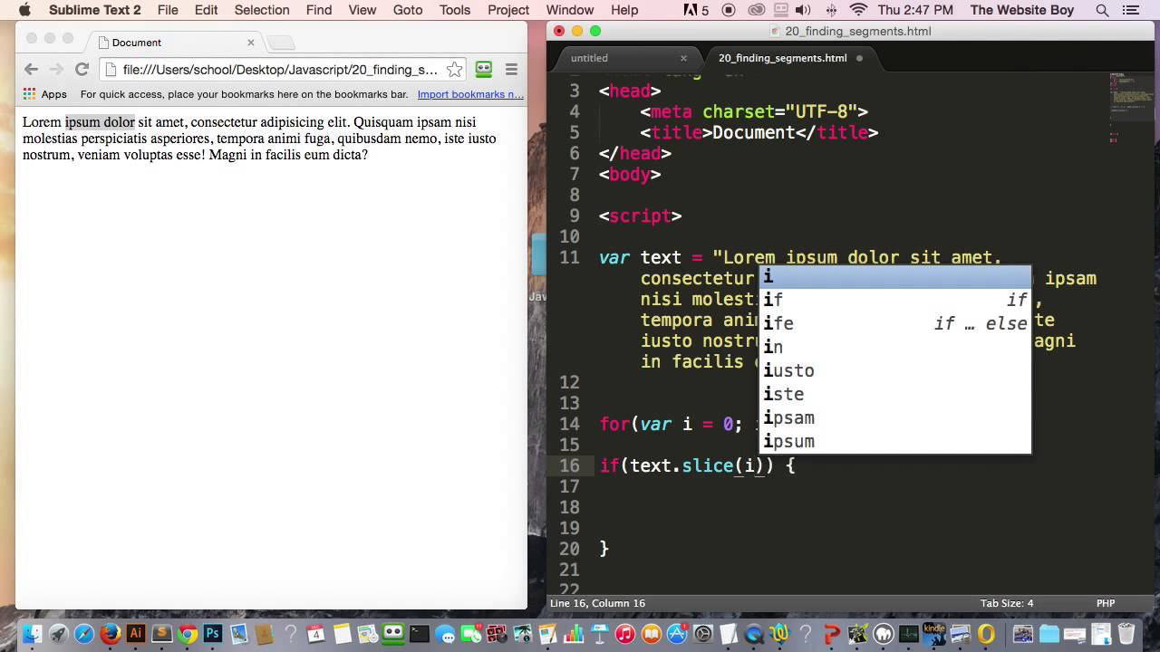 Javascript Tutorial For Beginners #20  How To Find and Replace Text In Javascript