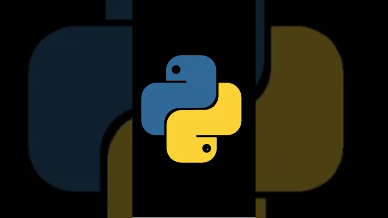 Draw python logo using python turtle #shorts #python #coding #graphics