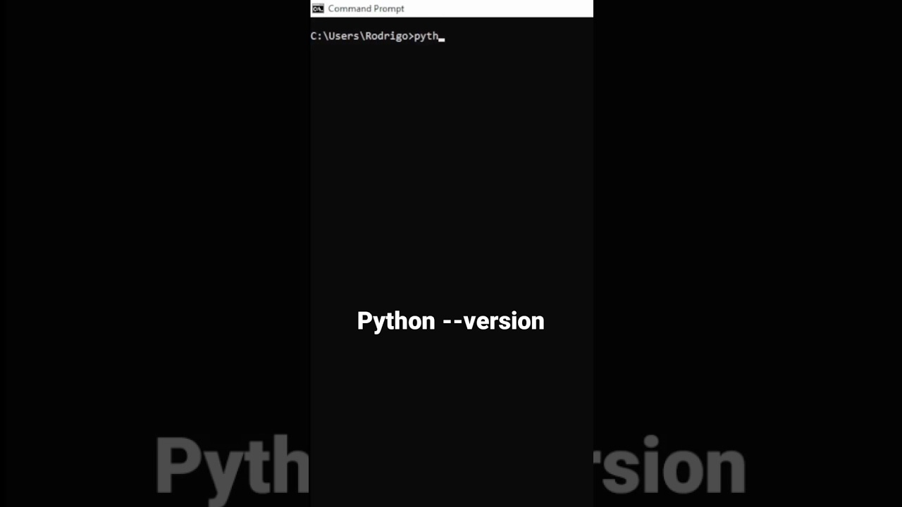 How to Check Python Version!
