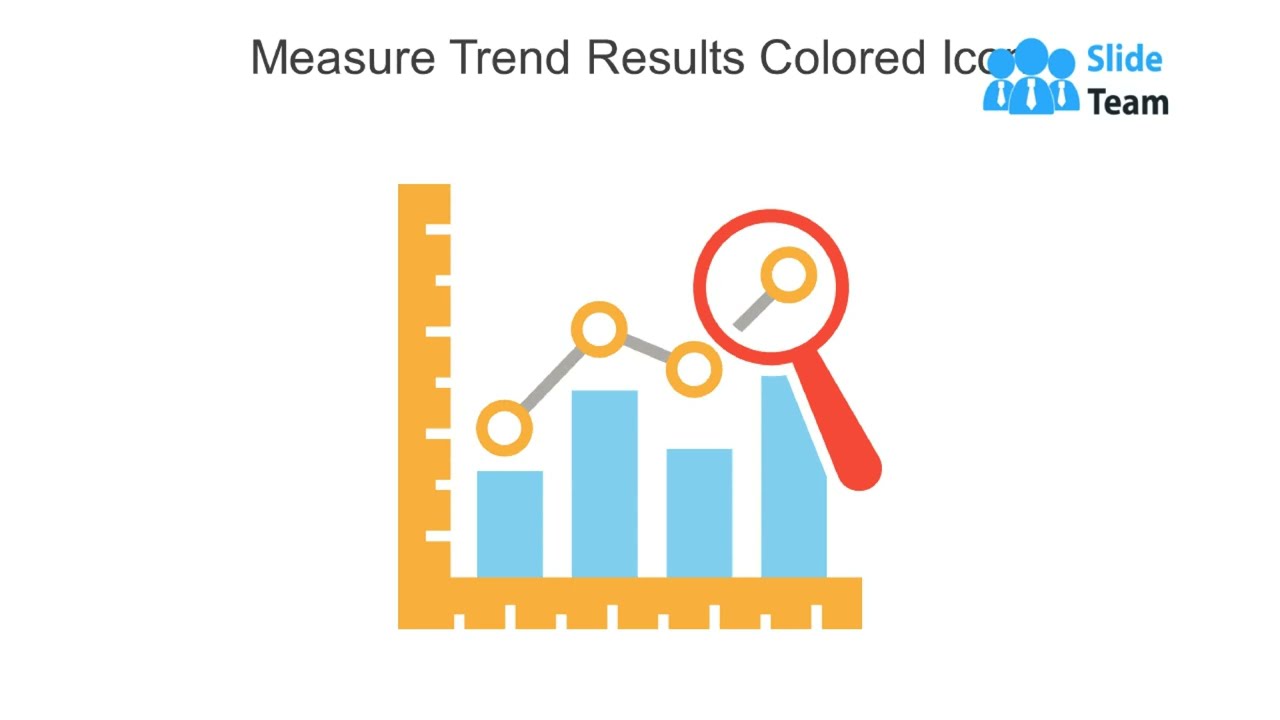 Measure Trend Results Colored Icon In Powerpoint Pptx Png And Editable Eps Format