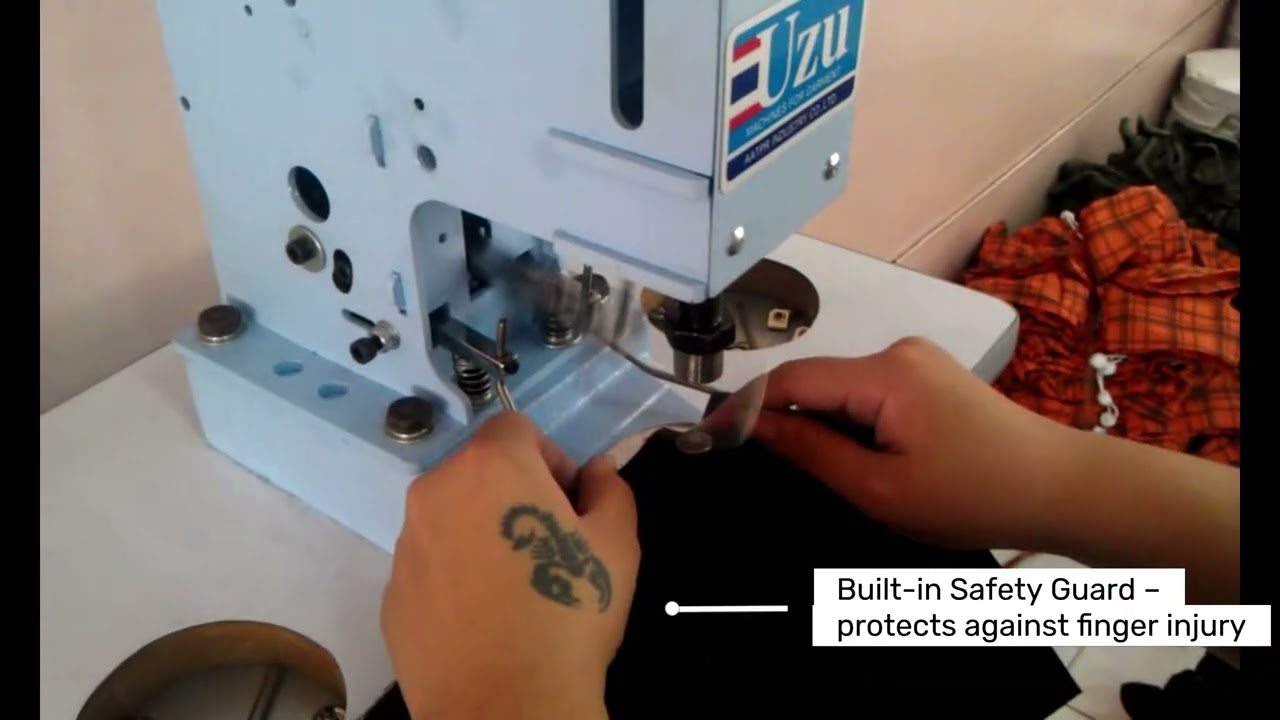 UZU UZ-7EA Pneumatic Snap Fastening Machine | Glory Trade Centre Ltd.