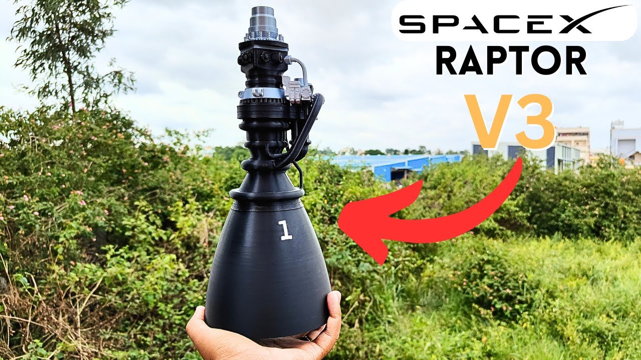 How to make SpaceX Raptor Engine | 3D Printed | DIY Build