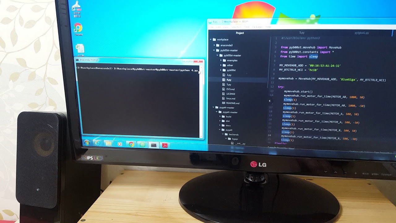 Python controlling Lego Boost #1