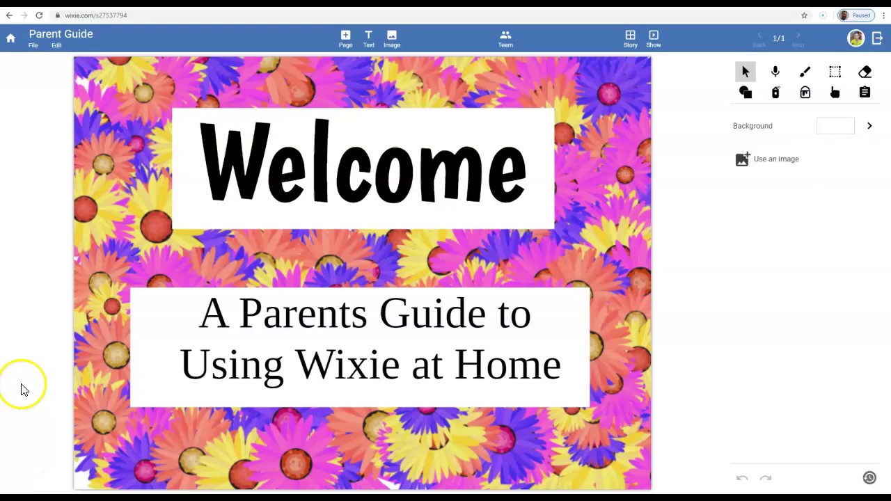 A Parent Guide to Using Wixie at Home