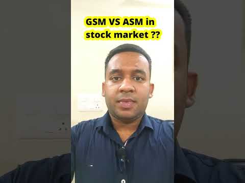 GSM VS ASM in Stock Market #shorts #shortsfeed