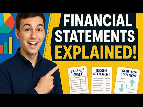 Financial Statements Explained 🔍 | Balance Sheet, Income Statement & Cash Flow in Simple Terms!