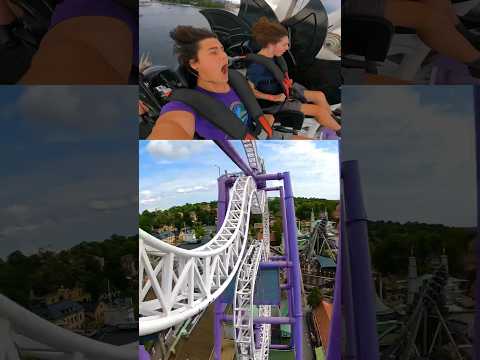 ????REACTION to Insane at Gröna Lund! ???? What a weird ride! #rollercoaster #sweden #travel