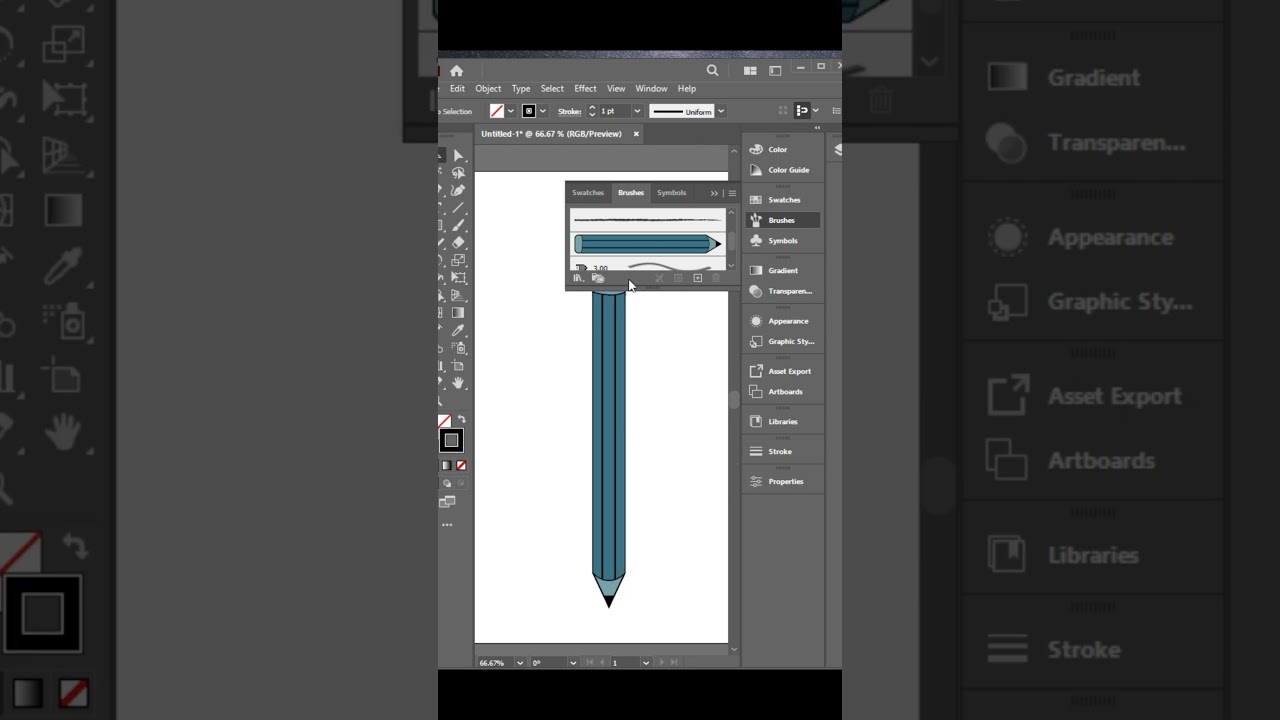 HOW TO CREATE YOUR OWN BRUSH IN Illustrator #photoshop #photoshoptutorial