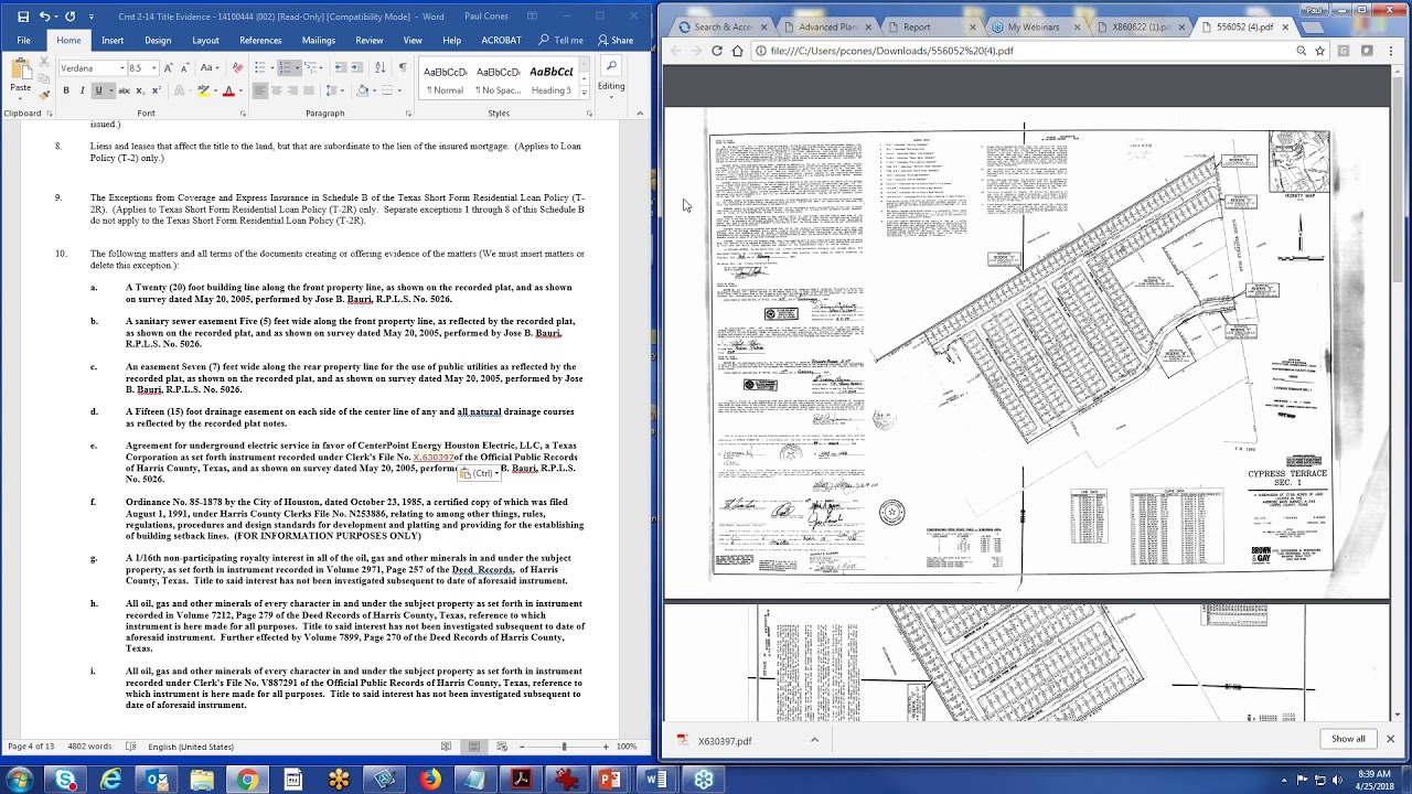 e Docs for Title Commitments