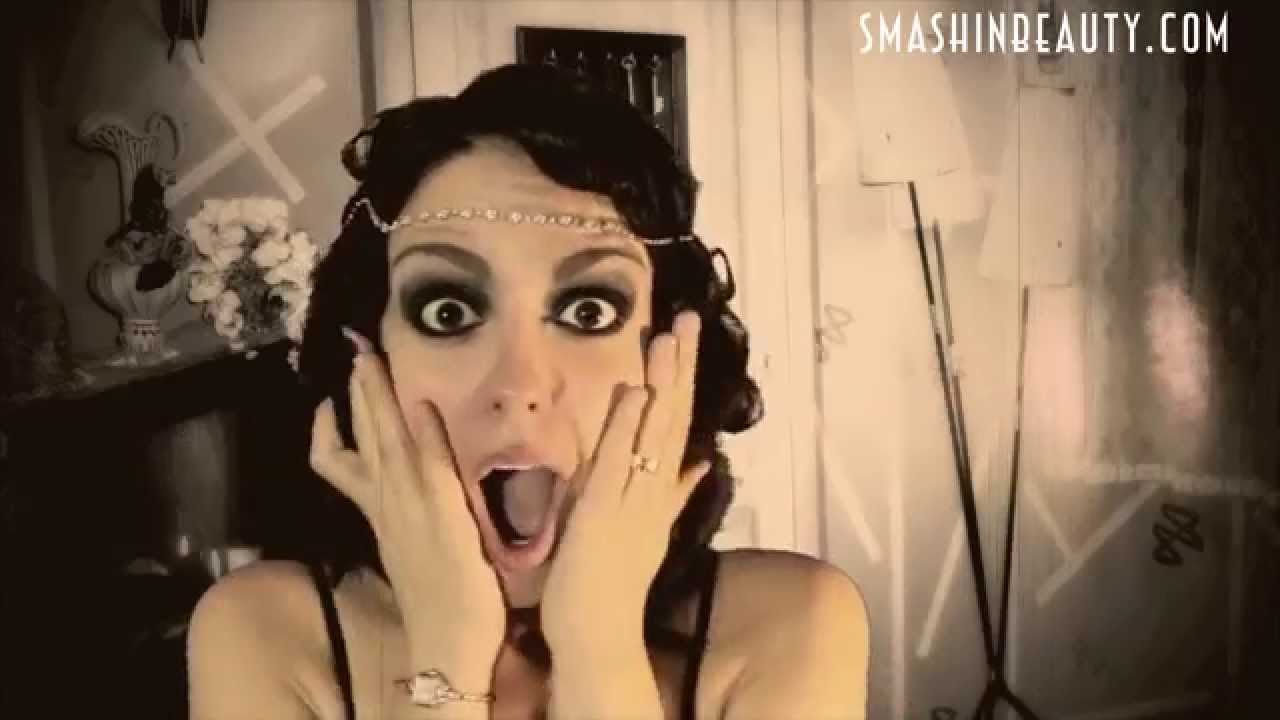 1920s Flapper Girl Halloween Makeup Tutorial 2019 SMASHINBEAUTY