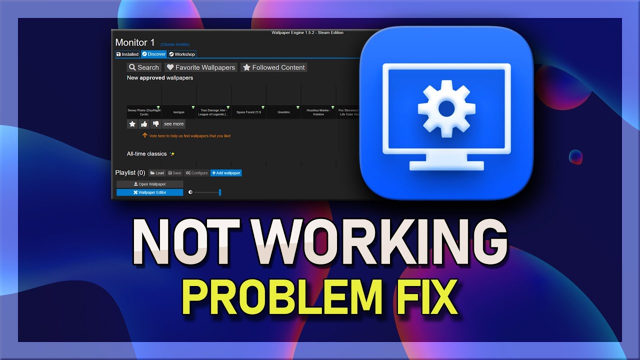 How To Fix Wallpaper Engine Not Working, Not Showing Wallpapers