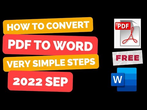 How to Convert PDF to Word | PDF to Word Converter #pdftowordconverte #2