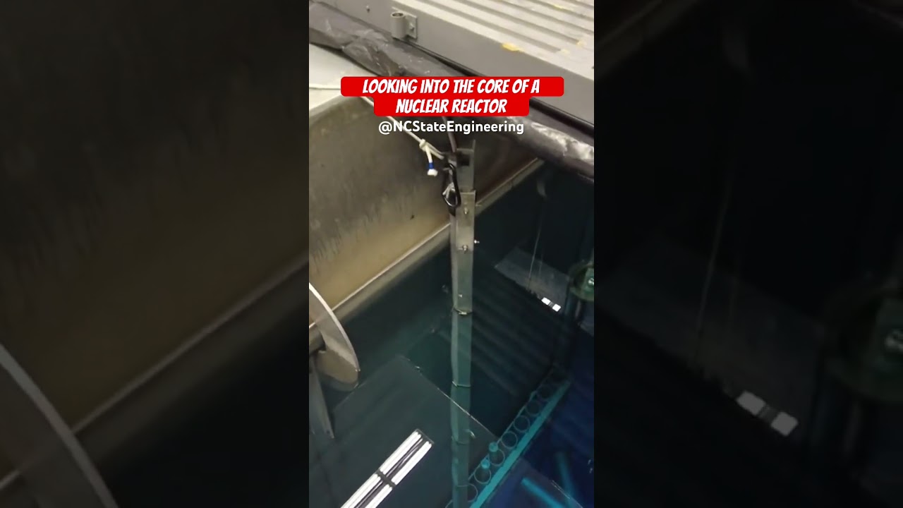 PULSTAR nuclear reactor core at NC State University.