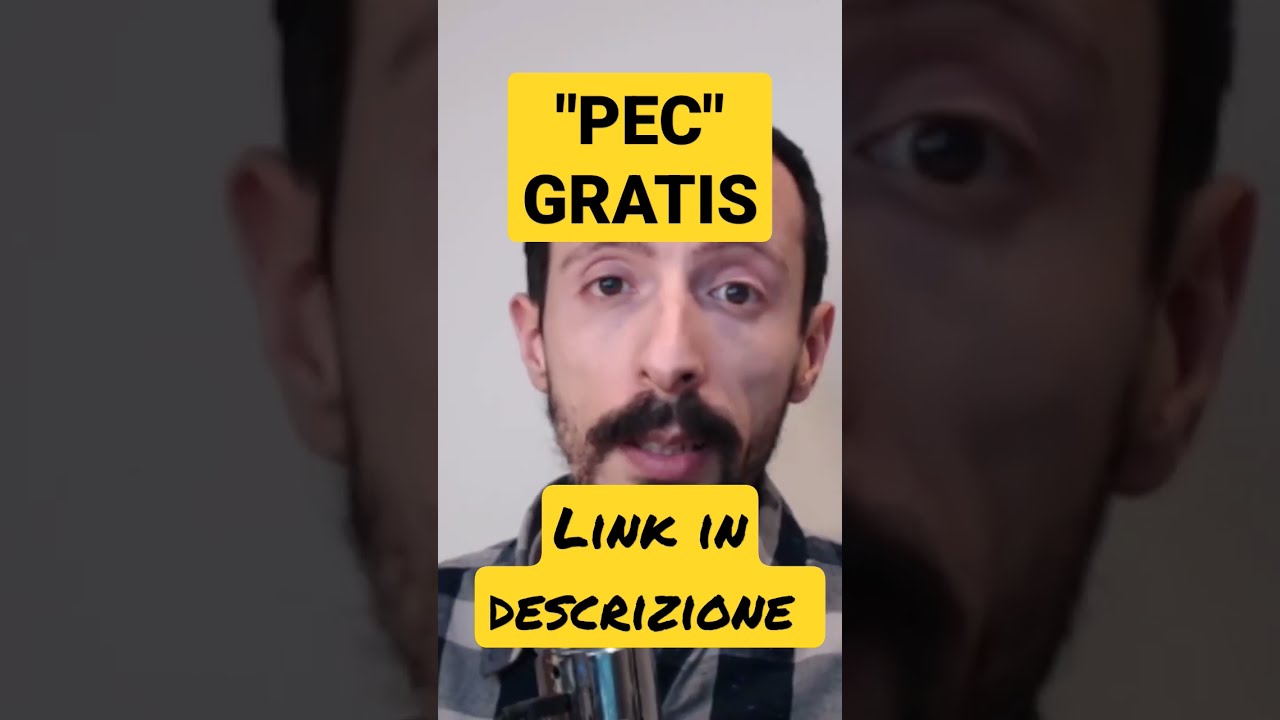 Perché pagare la PEC se puoi averla gratis? #shorts