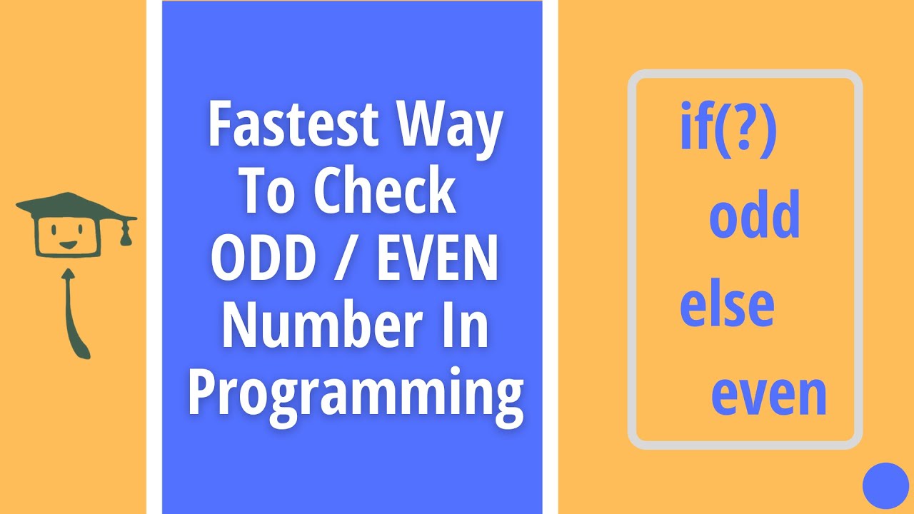 Fastest Way To Check odd or even