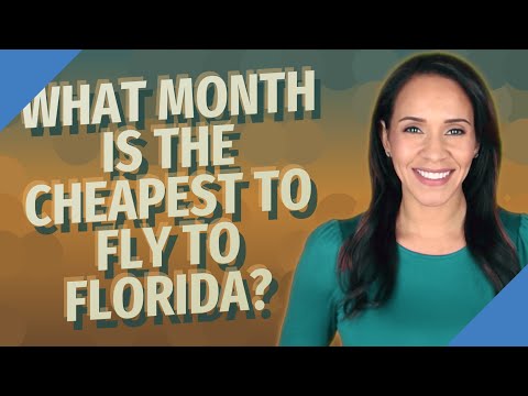 What month is the cheapest to fly to Florida?