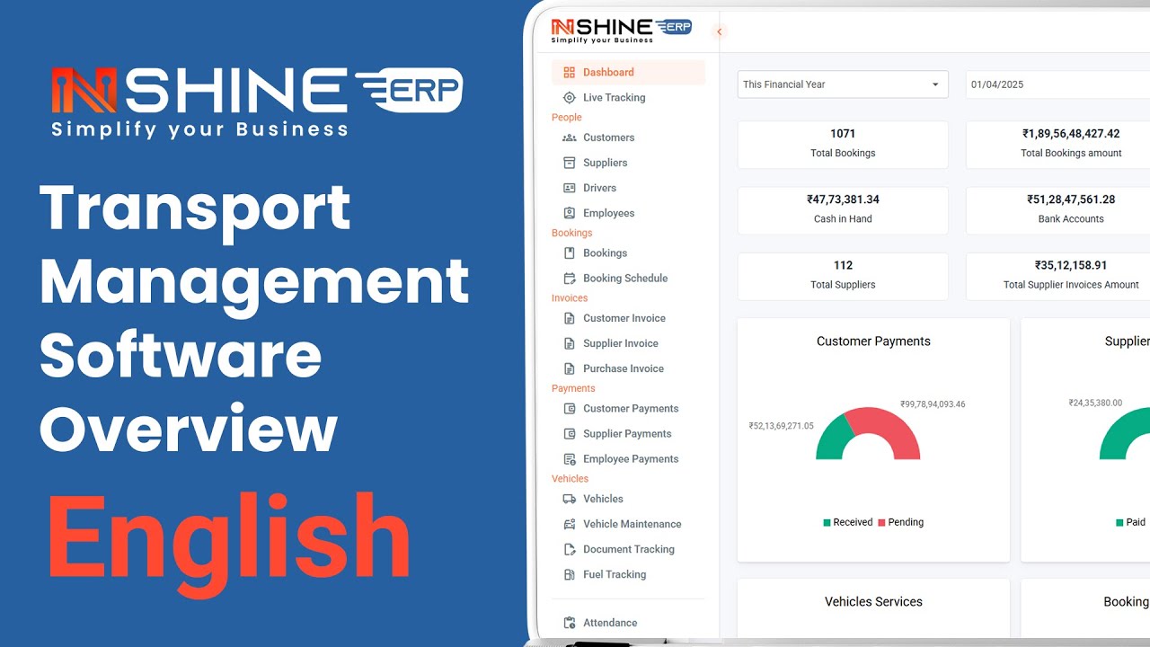 Simplify your Transport Business | NShine ERP | V1 | English - Product Demo