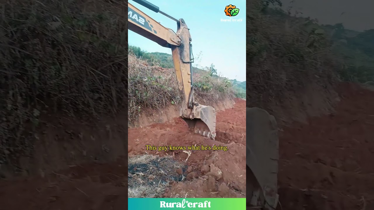 This Guy's Excavator Skills are on Point! #excavator #construction #skills