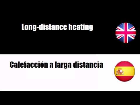 LEARN SPANISH = Electricity, heating, solar and nuclear energy