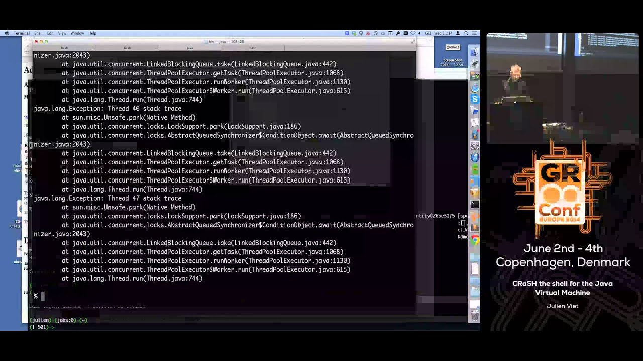 CRaSH the shell for the Java Virtual Machine