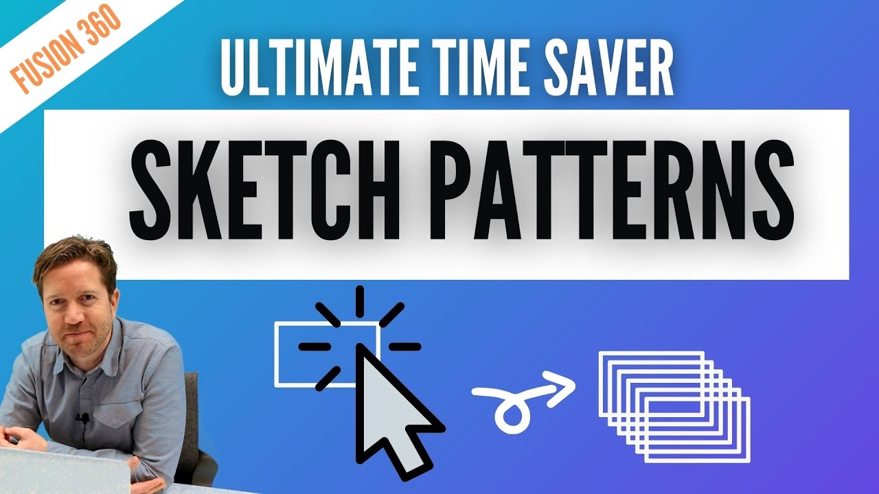 Fusion 360 Pattern - (Save Time With Rectangle and Circular Sketch Patterns)