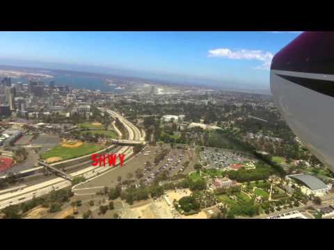Flying into San Diego KSAN