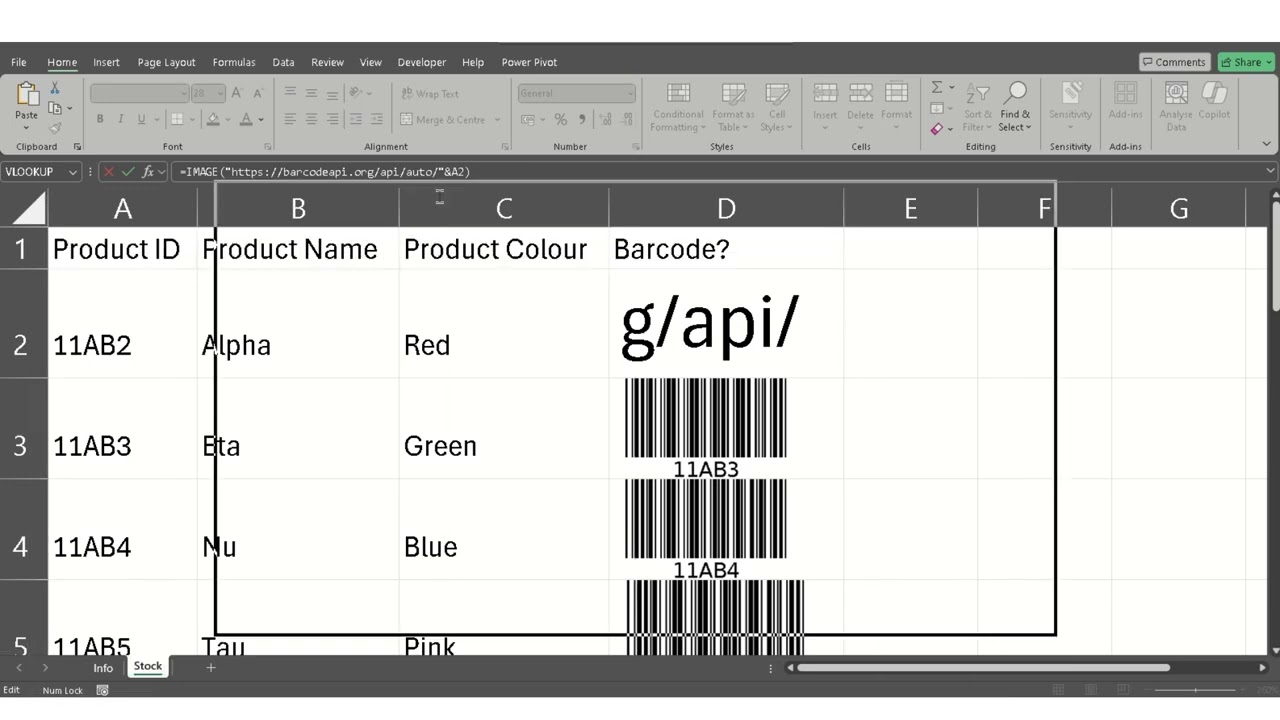 Optima Training - Bite Sized Training 2 - Image function to generate barcodes in Excel