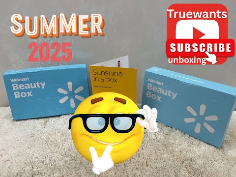 Walmart Beauty Box Summer 2025 unboxing
