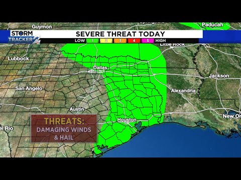 KPRC 2 Meteorologist Khambrel Marshall tracks storms west of the Houston area