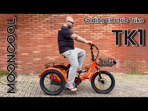 MOONCOOL TK1 - The Best Folding Electric Trike ( Alternative to Classic Cargo E-Bikes )