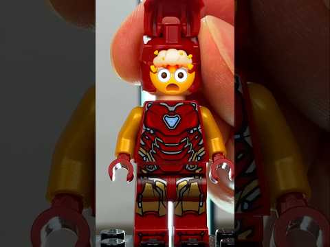 IRON MAN Lego Minifigure #lego #ironman #tonystark #marvel #toys