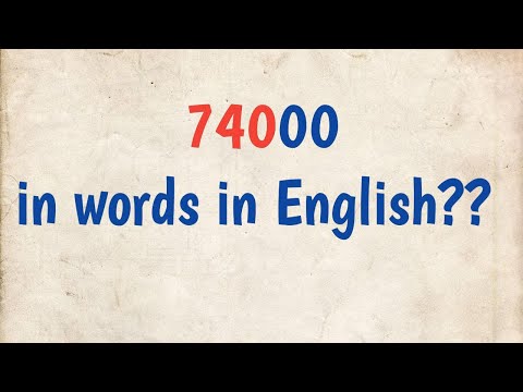 72000 spelling in English |How to write 72000 in words|72000 ko English mein Kya kahate hain|