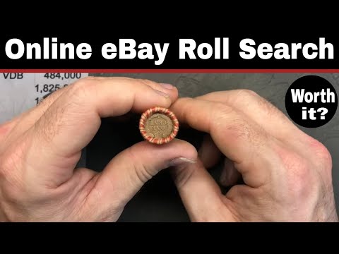 "Unsearched" Wheat Penny Roll from eBay - 2 Indian Head Cent Enders
