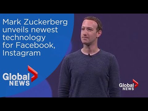Facebook CEO Mark Zuckerberg unveils latest technology at F8 developers conference