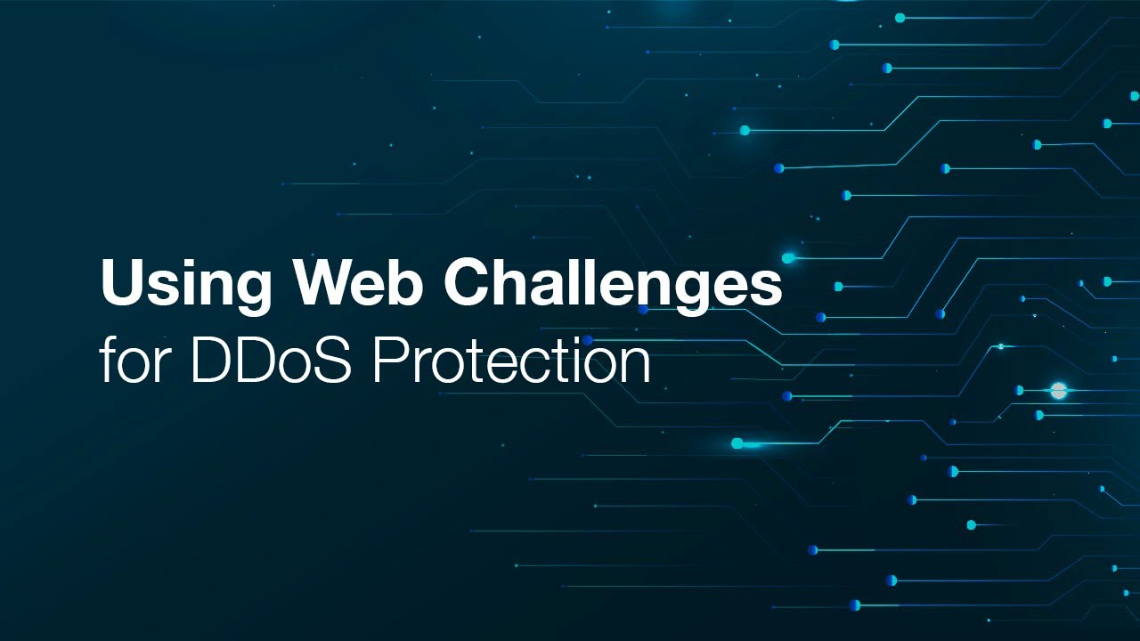 Using Web Challenges for DDoS Protection