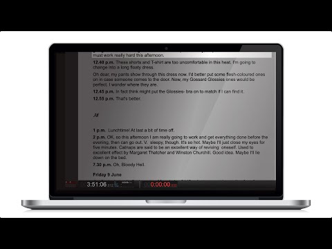 Easily keep track of how long you've been recording in Narrator Studio | Hindenburg