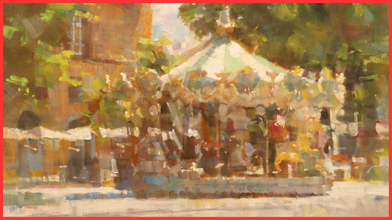 Impressionist Painting - With a Plan
